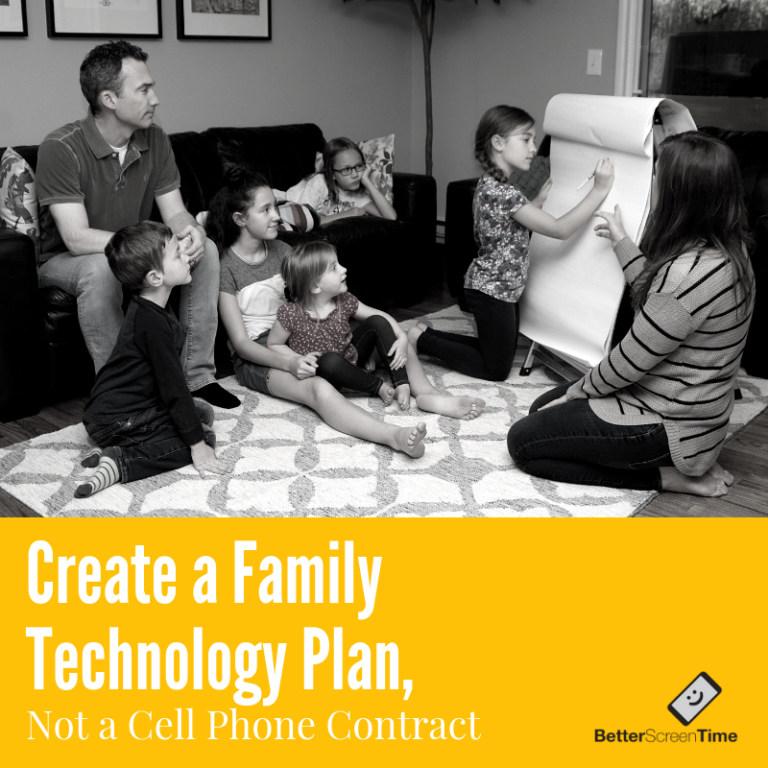 Create a Family Technology Plan + Parent/Teen Pledge, Not a Cell Phone ...